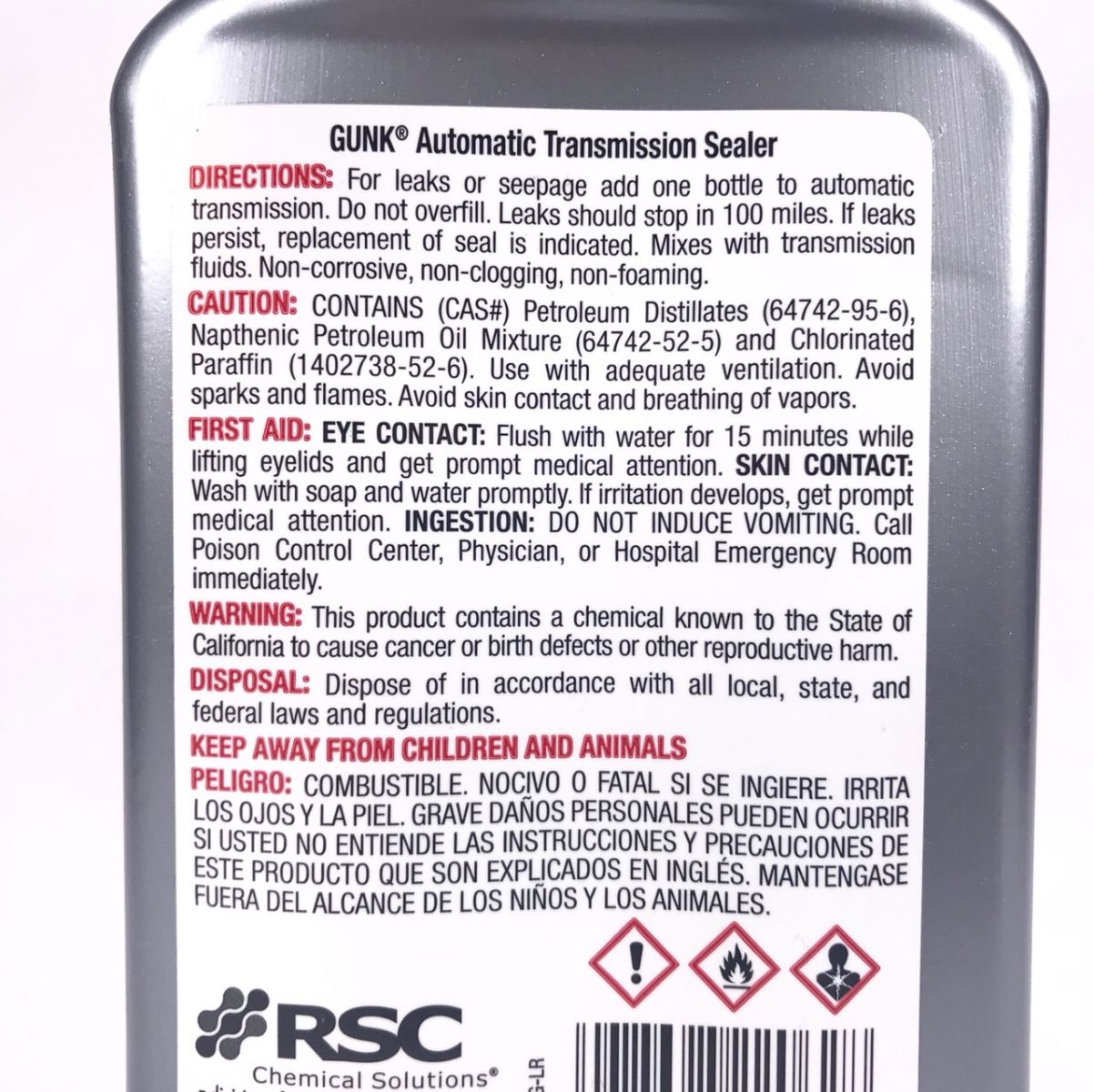 GUNK Automatic Transmission Sealer 自動變速箱止漏油精 M1512G-機油倉庫商務平台