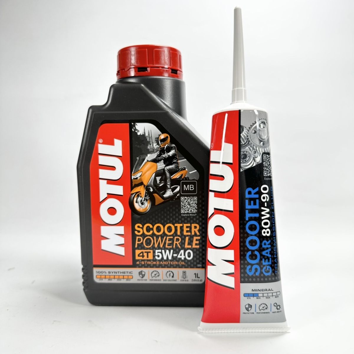 【優惠組】Motul Scooter power LE 4T 5W-40 【MB】 + MOTUL齒輪油-機油倉庫商務平台