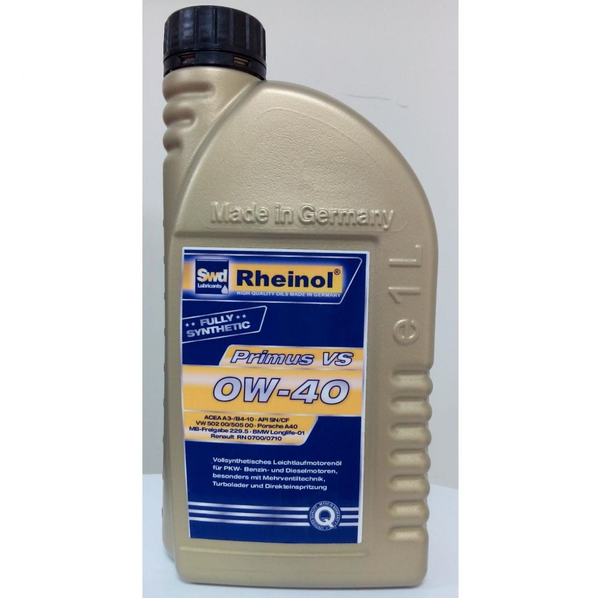 看到網路上這瓶Swd Rheinol 0w40好像很不錯…